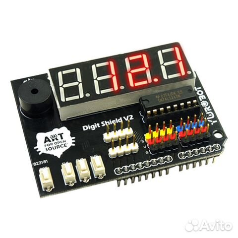 Arduino digit shield v3 цифровой экран купить в Москве с доставкой ...