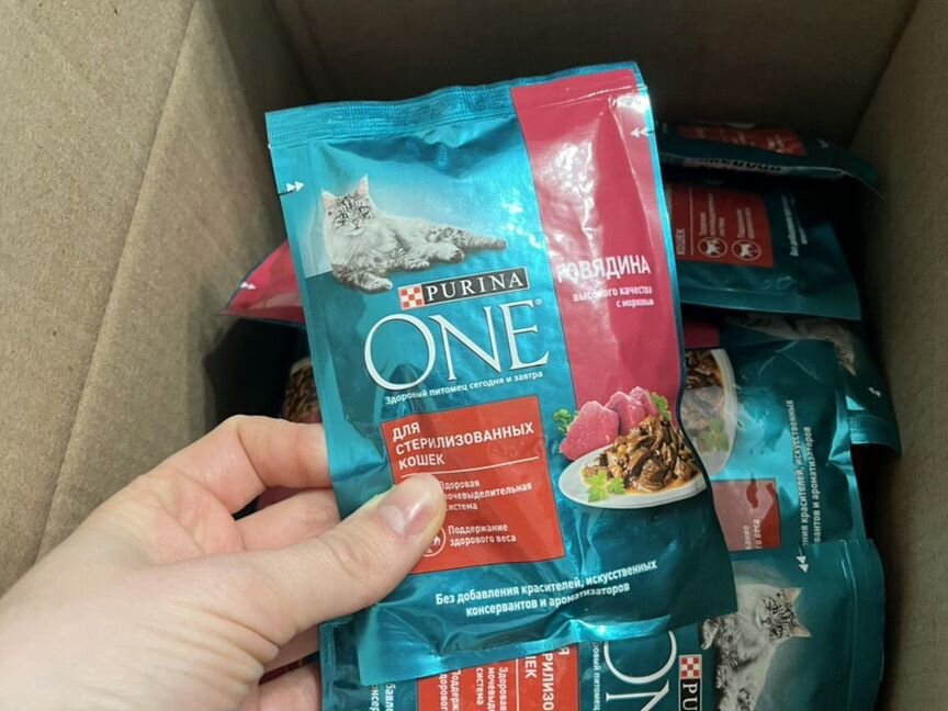Кошачий корм purina one