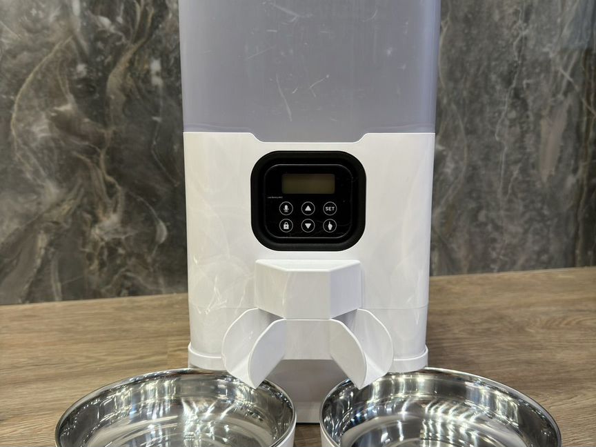 Автоматическая кормушка для кошек (2 миски)