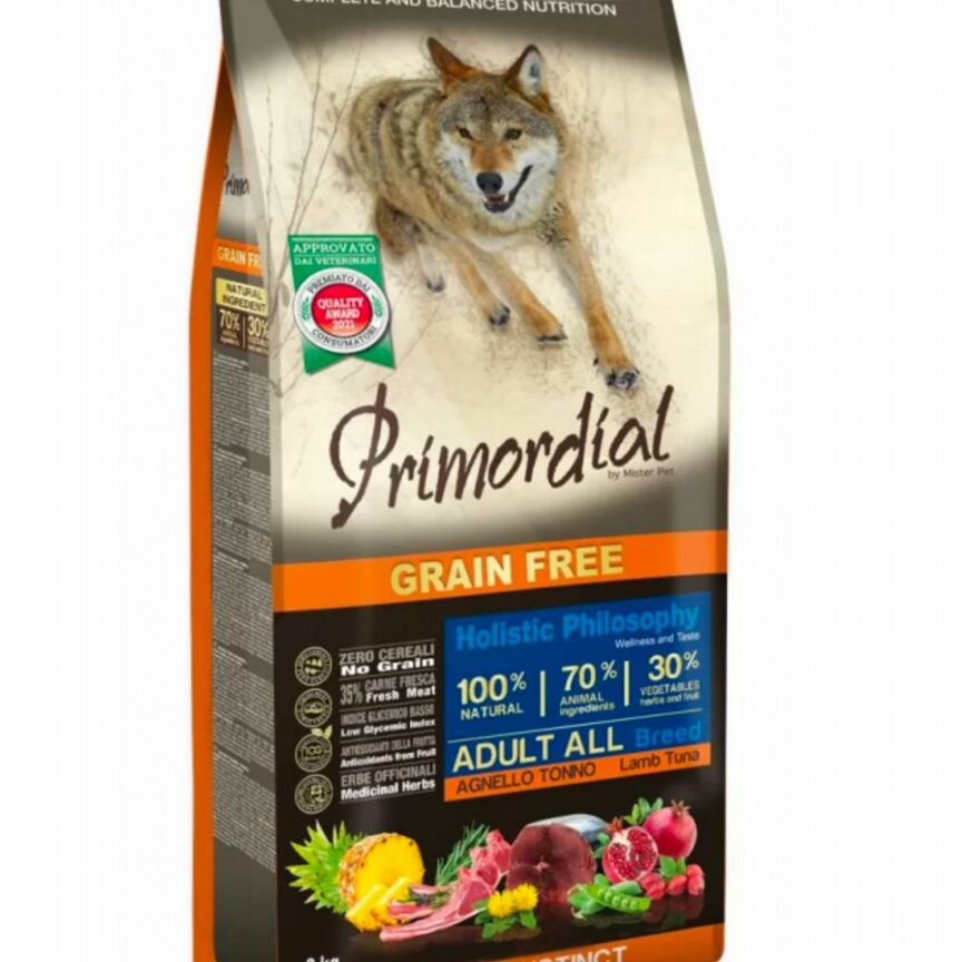 Primordial для собак 12 кг