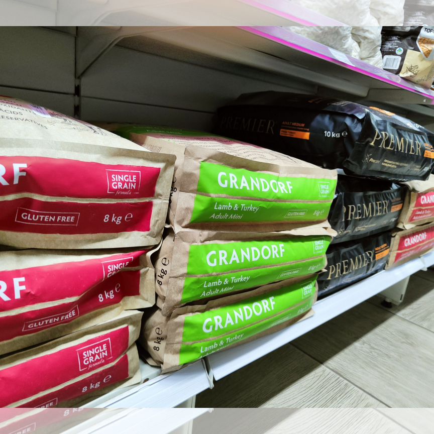 Корм для собак грандорф 10кг все вкусы