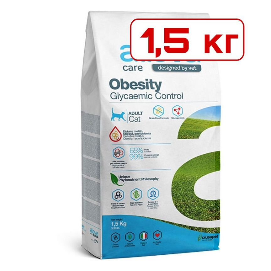 Корм для кошек Alleva Care Obesity 1,5 кг