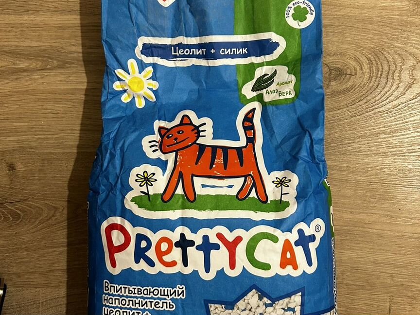 Наполнитель для кошачьего туалета pretty cat