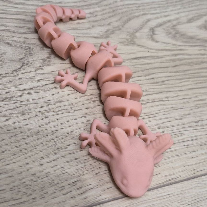 Аксолотль 3Д игрушка подвижная