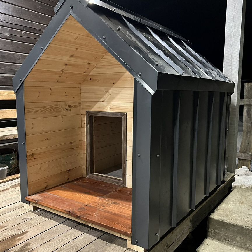 Будка для собаки утепленная