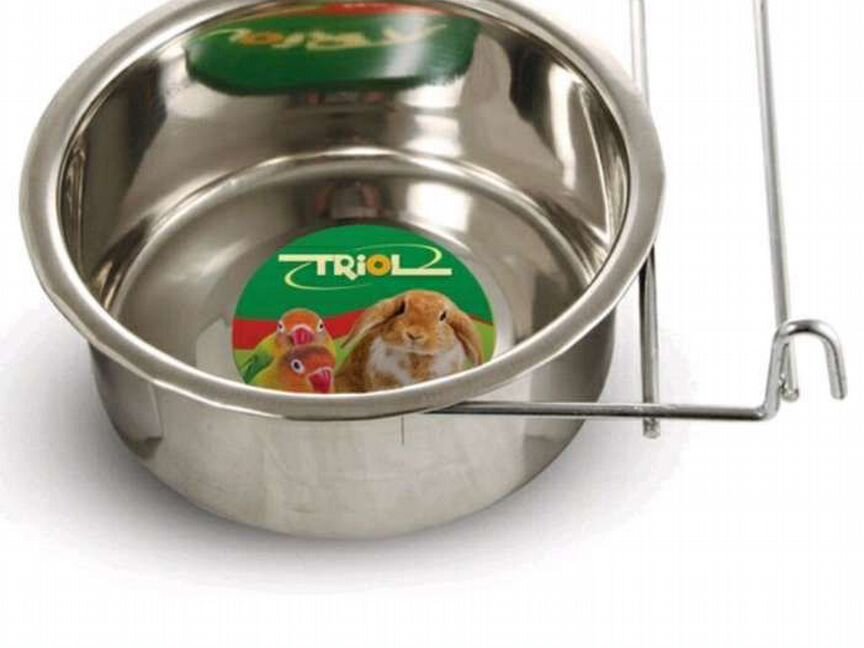 Миска металлическая с держателемTriol, 150 мл