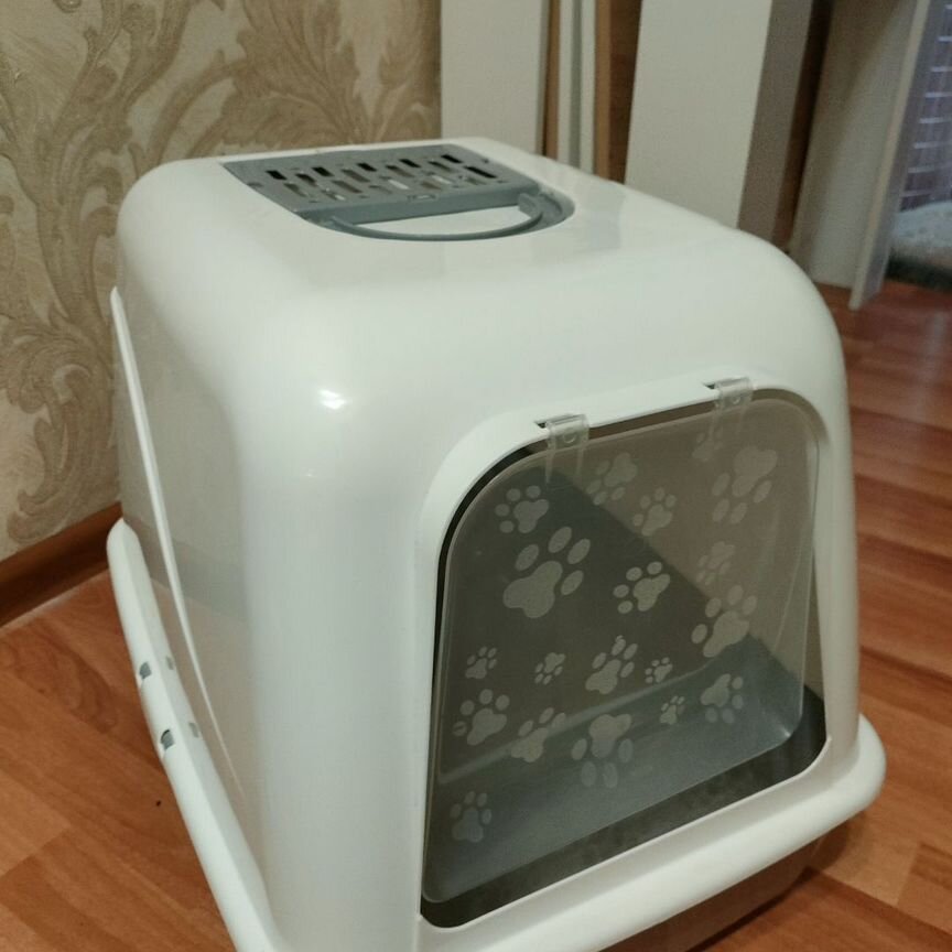 Кошачий лоток закрытый