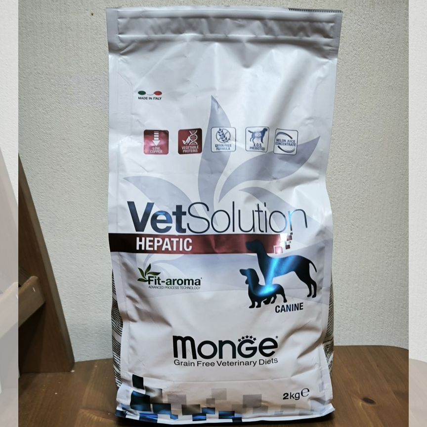 Корм для собак Monge Vet Hepatic 2 кг