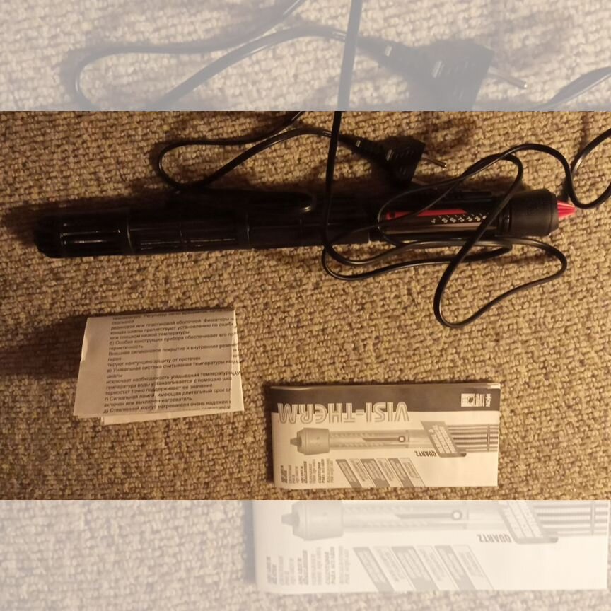 Водонагреватель аквариумный 35 см 150-300 литров