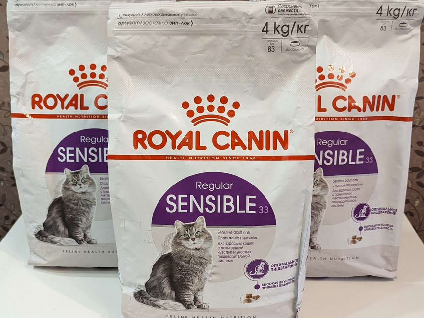Корм для кошек Royal Canin Sensible 33, 4 кг