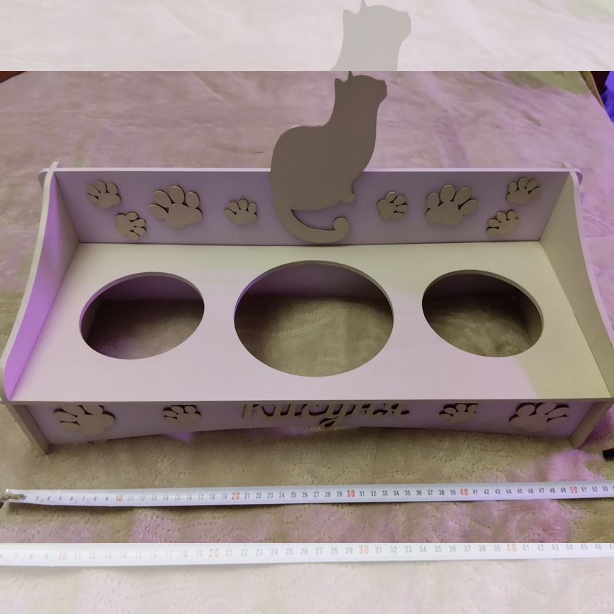 Подставка под миски для кошек