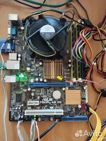 Материнская плата asus p5kpl-AM SE + Intel CPU купить в Москве ...