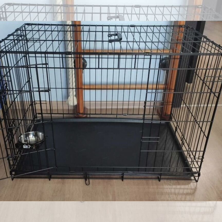 Клетка для животных Dogland, 2 даери, 91х58х66