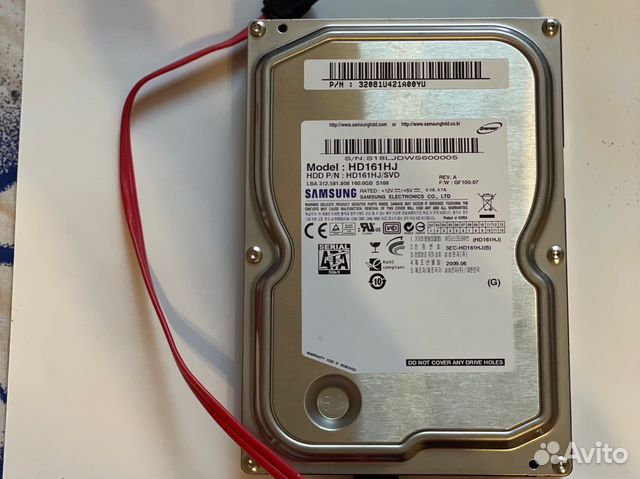 Жесткий диск Samsung 160 гб hd161hj купить в Санкт-Петербурге ...