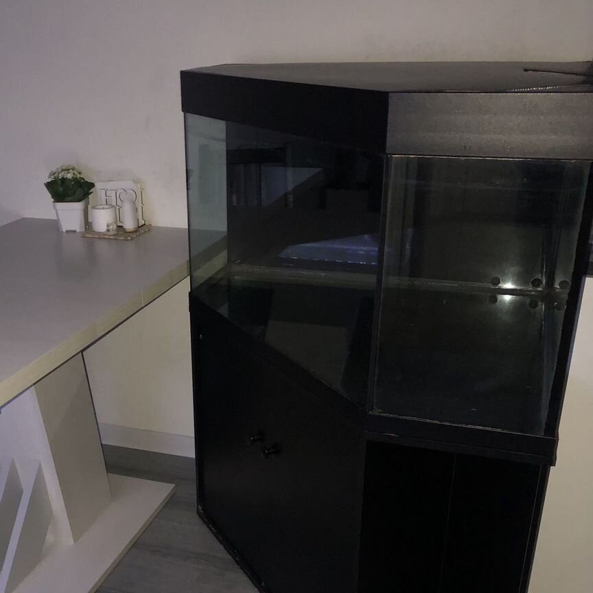 Аквариум с тумбой угловой. 270л