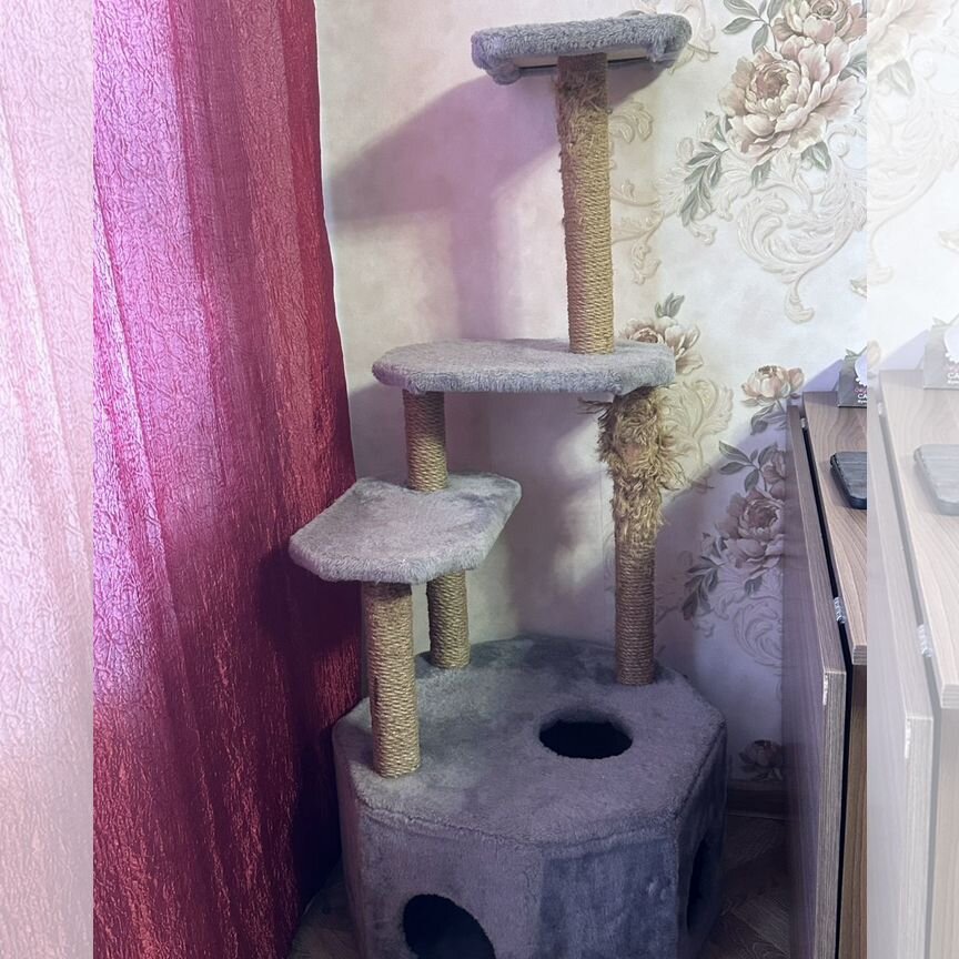 Когтеточка с домиком бу