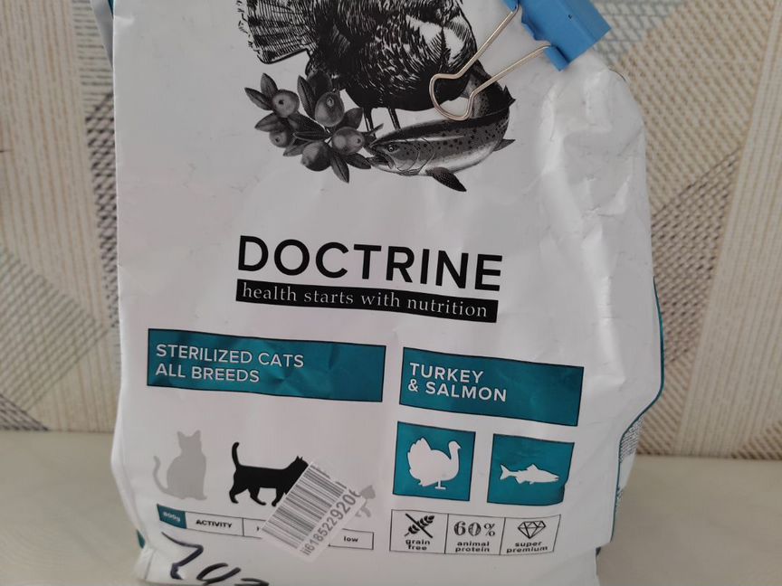 Корм для кошек Doctrine индейка лосось