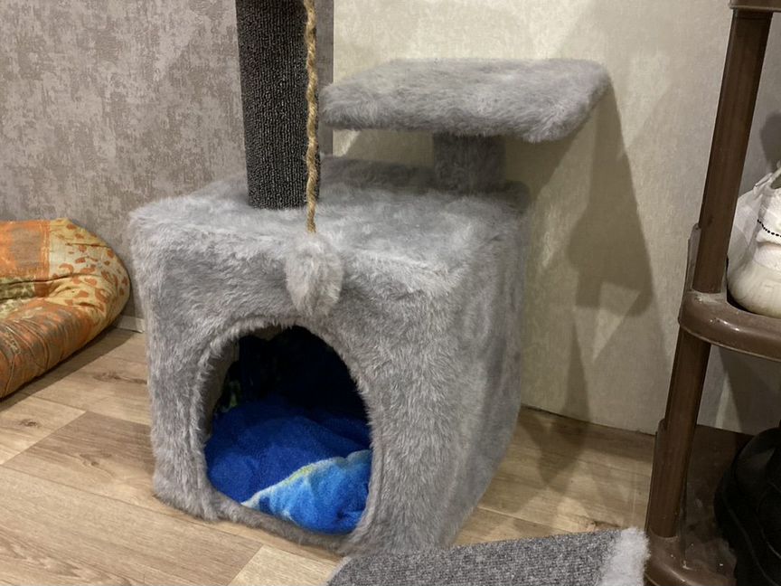 Когтеточка домик для кошки