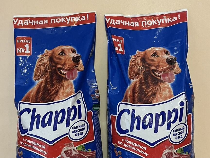 Собачий корм сухой Chappi 15кг