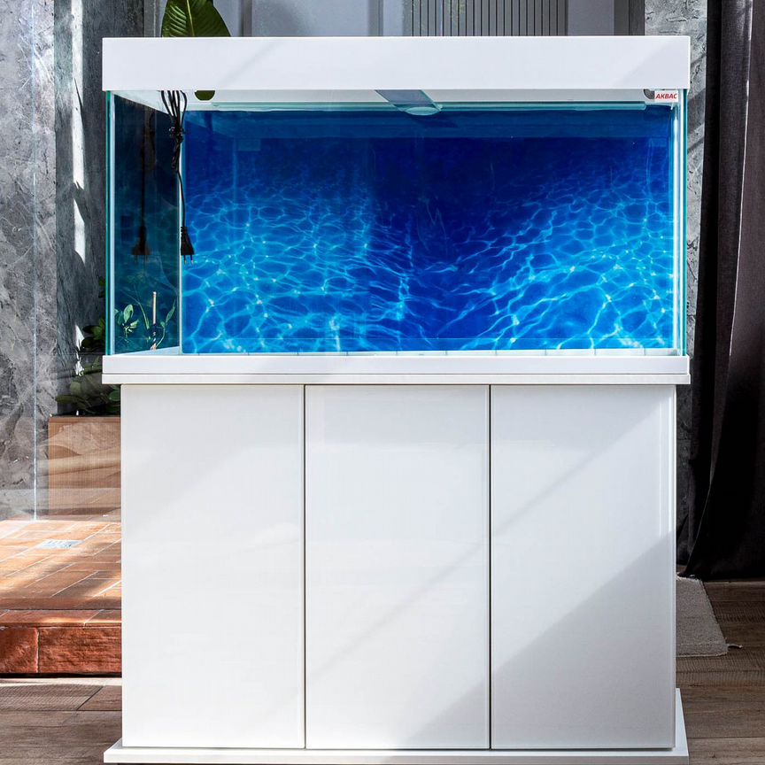 Аквариум 180 л с освещением и тумбой прямоугольный