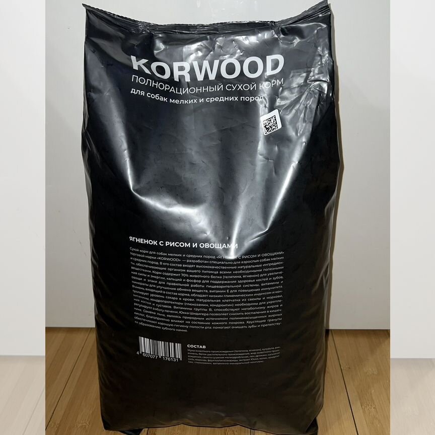 Корм сухой korwood 5кг