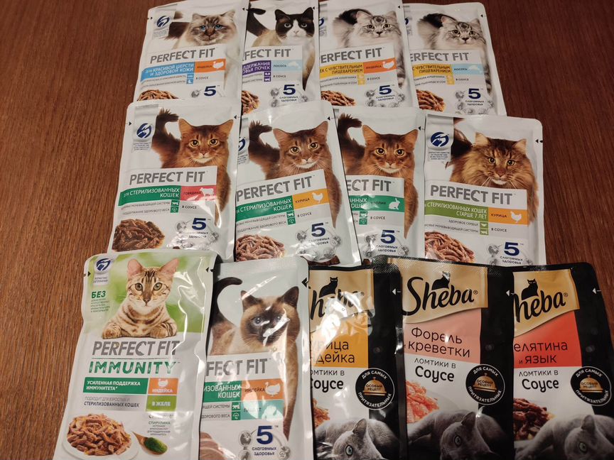 Влажный корм для кошек perfect fit