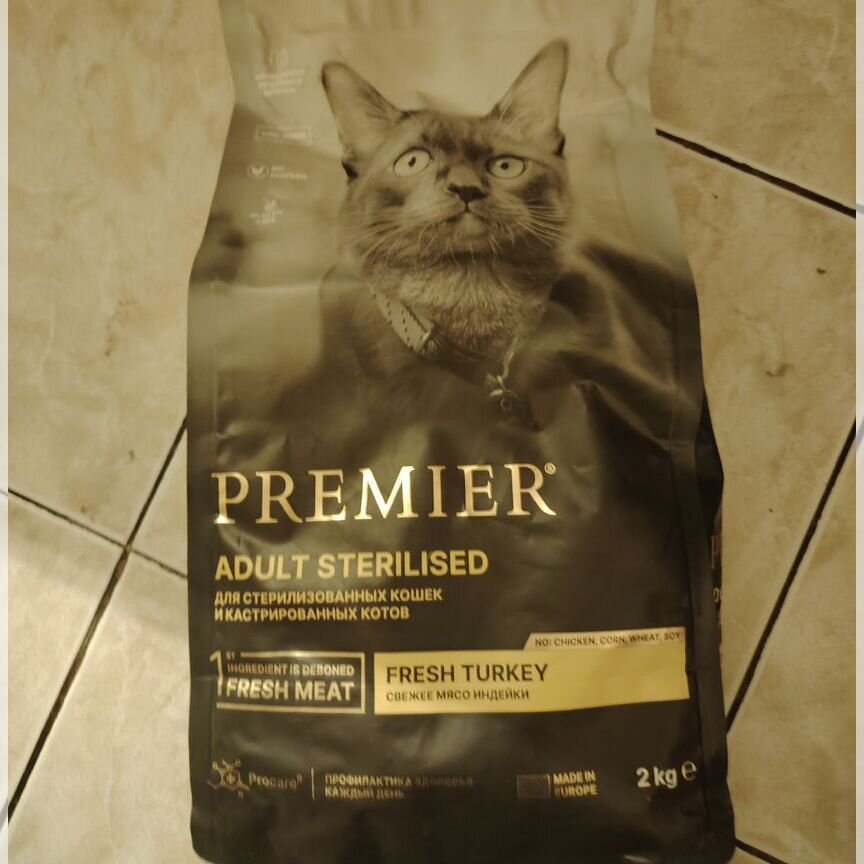 Корм для кошек premier 2 кг