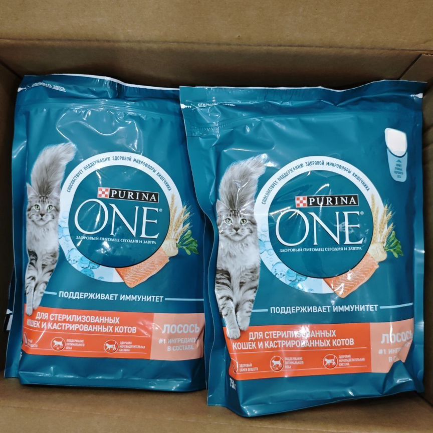 6 кг Коробка корма для кошек Purina one