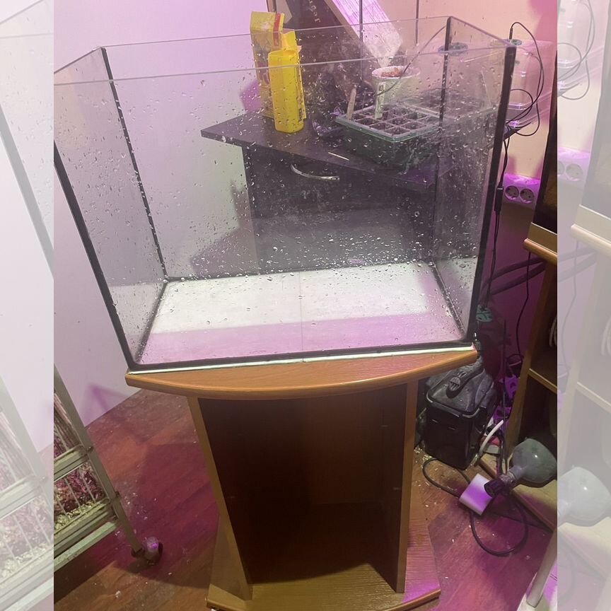 Аквариум 50 литров с тумбой