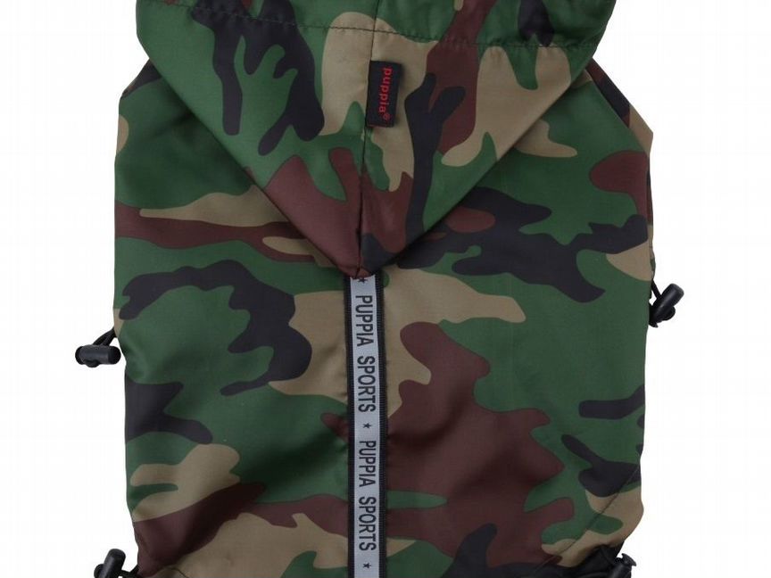 Puppia базовый плащ со светоотражающими лентами, к