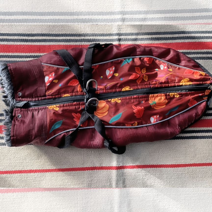 Зимний комбинезон жилет для собаки