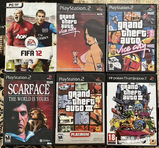 Диски на Sony PlayStation 2 купить в Новосибирске | Электроника | Авито