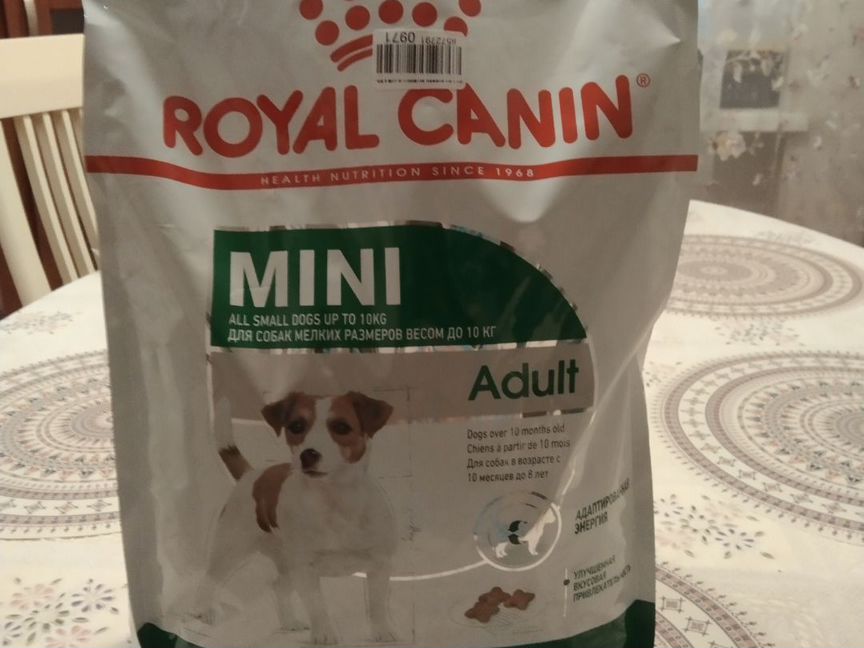 Корм для собак royal canin mini