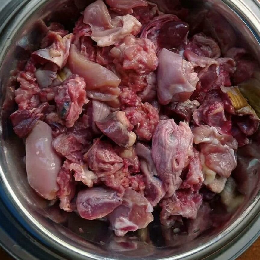 Натуральный корм для кошек, мясной микс для кошек