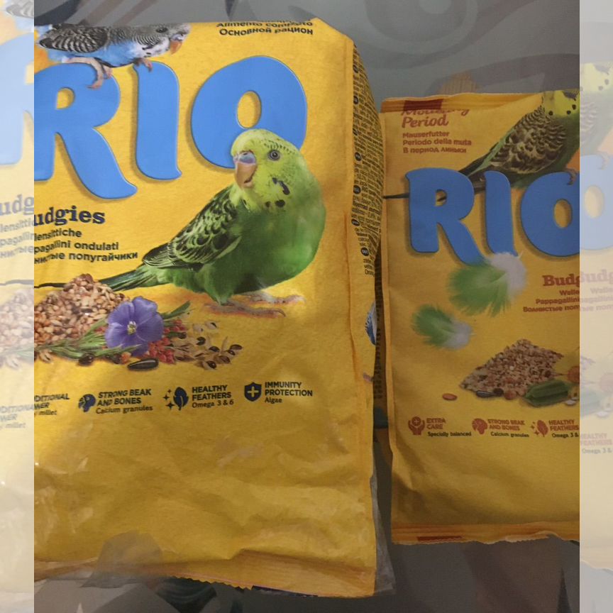 Корм для волнистых попугаев
