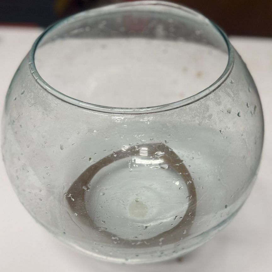 Аквариум круглый 20л СССР