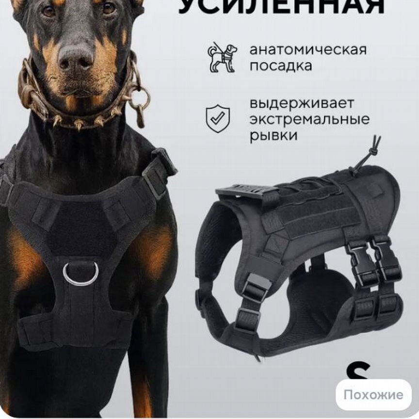 Шлейка для средней собаки