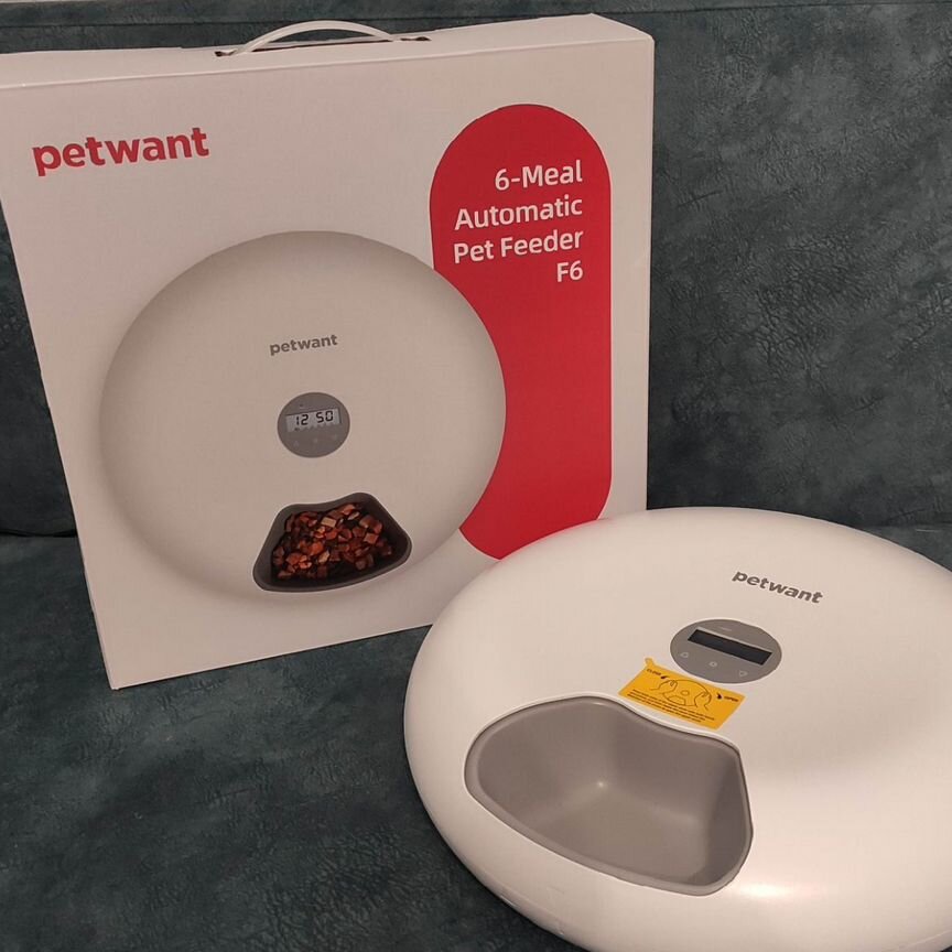 Автоматическая кормушка для кошек и собак petwant