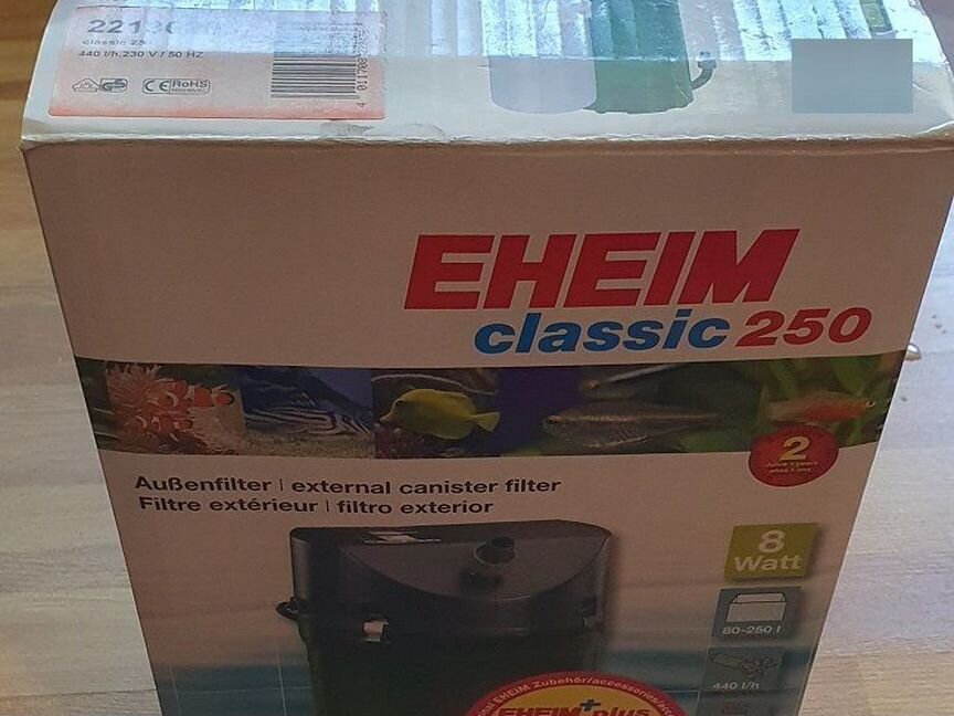 Внешний фильтр Eheim classic 250