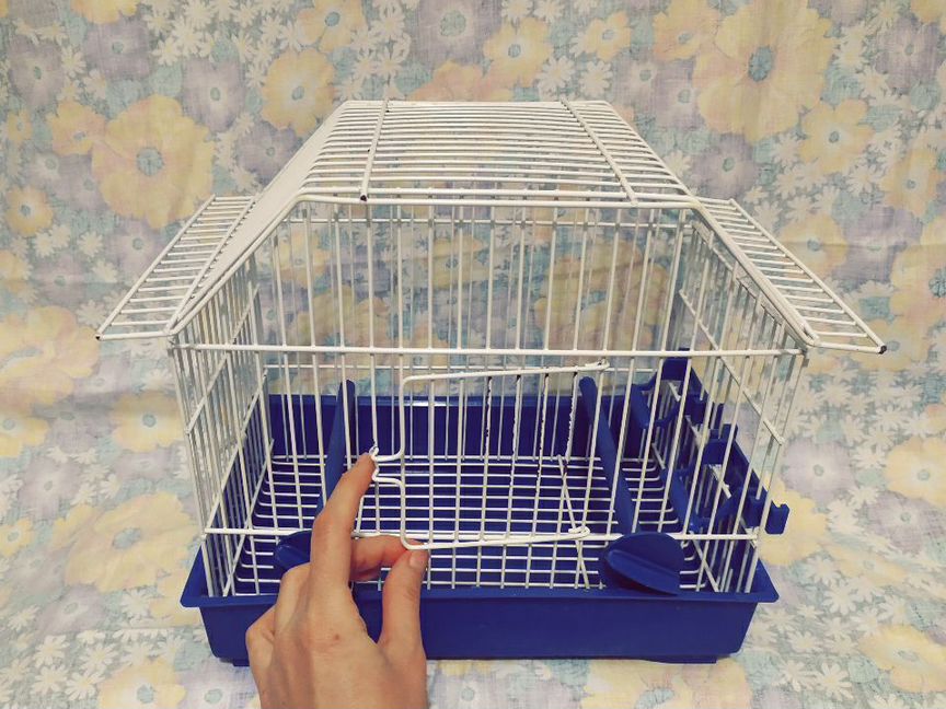 Клетка переноска Игрушки для попугая маленькая