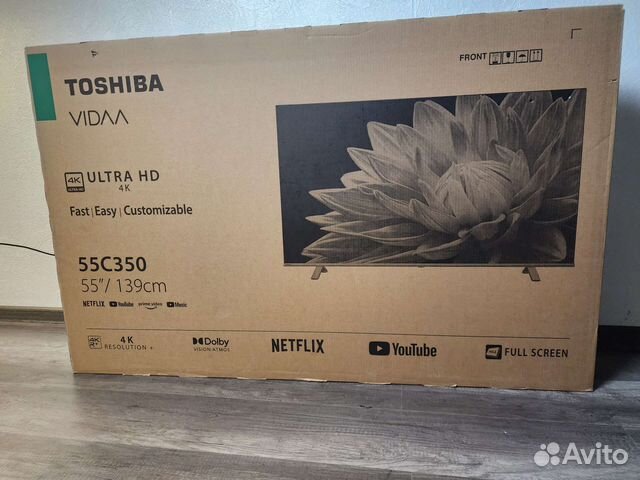 Телевизор Toshiba 55C350, Рассрочка купить в Москве | Электроника | Авито
