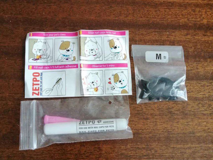 Колпачки для когтей - антицарапки