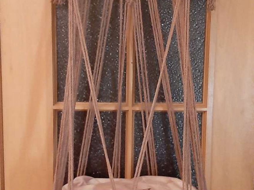 Лежак макраме для кошек