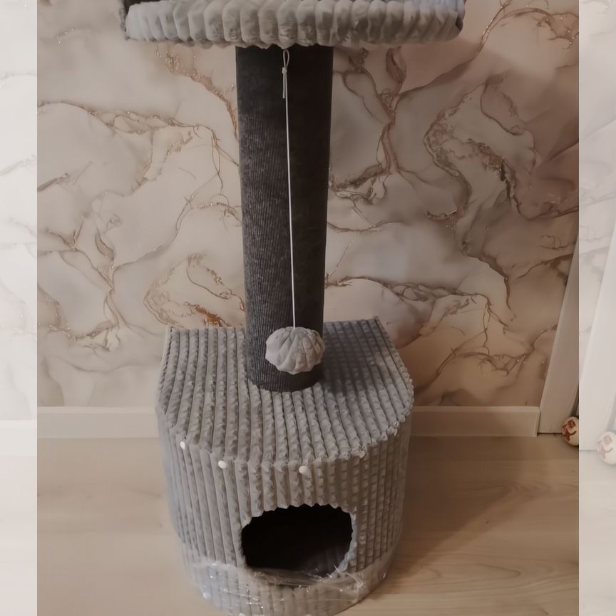 Домик для кошки с когтеточкой