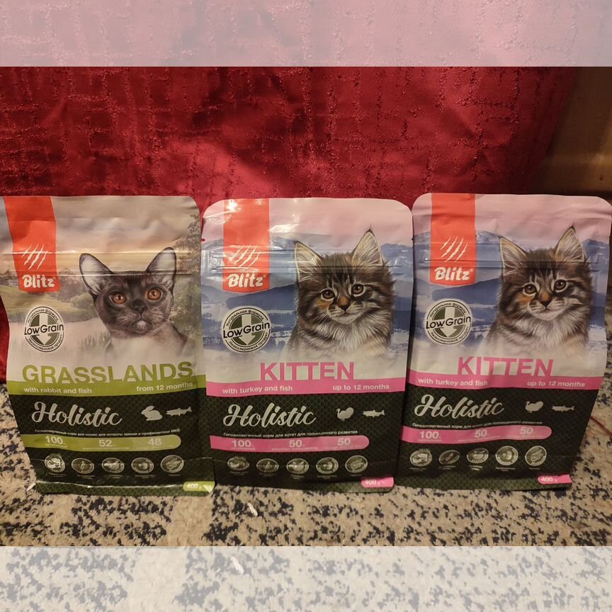Сухой корм Blitz Holistic 400 гр