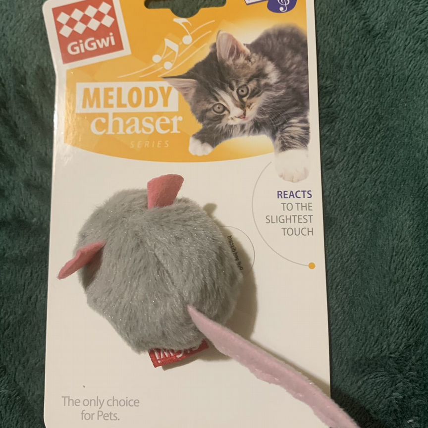 Мышка со звуковым чипом Gigwi Melody chaser