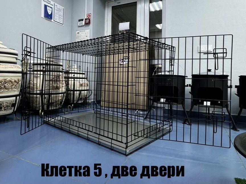 Клетка №5 с двумя дверками