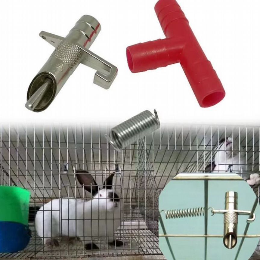 Поилка ниппельная для кроликов