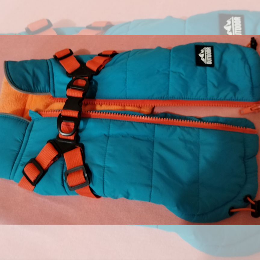 Шлейка - шубка для маленькой собачки