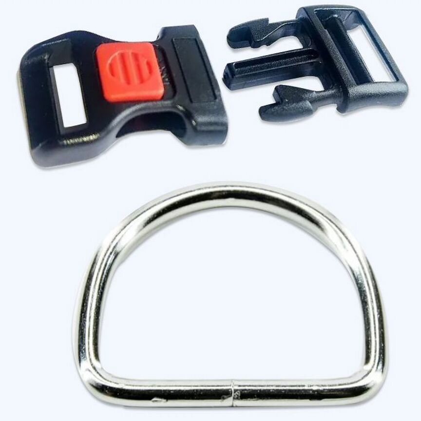 Фастекс с кнопкой и полукольцо